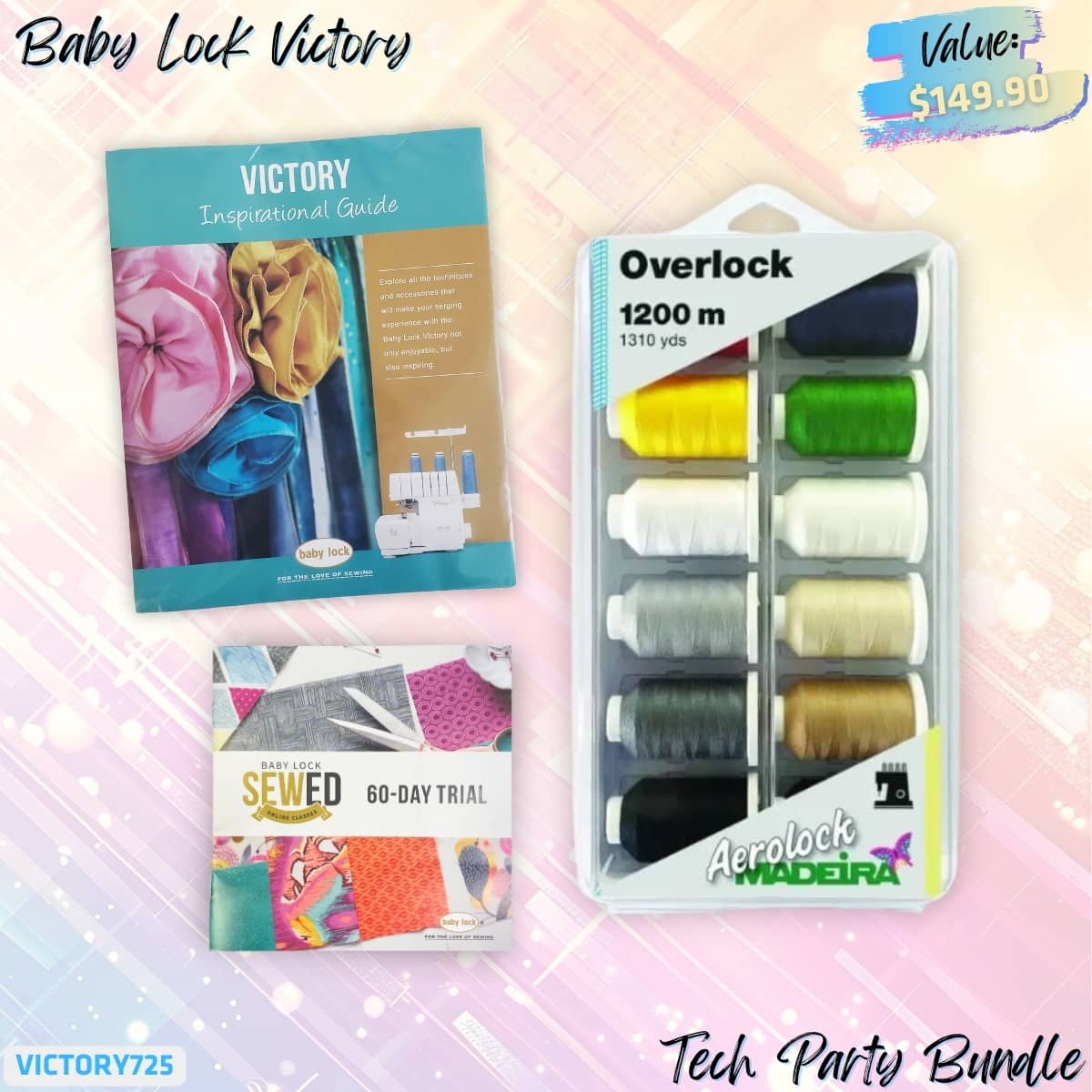 Baby Lock Victory is available at all Moore's Sewing locations