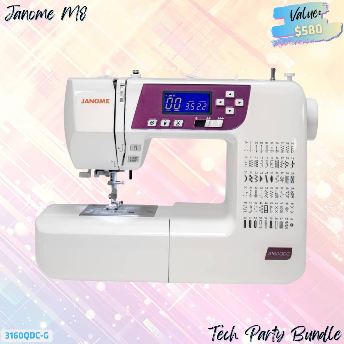 Janome Continental M8 Professional