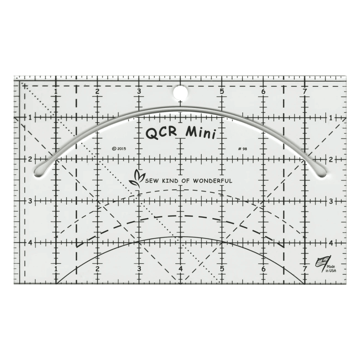 Sew Kind of Wonderful Mini Quick Curve Ruler - Moore's Sewing