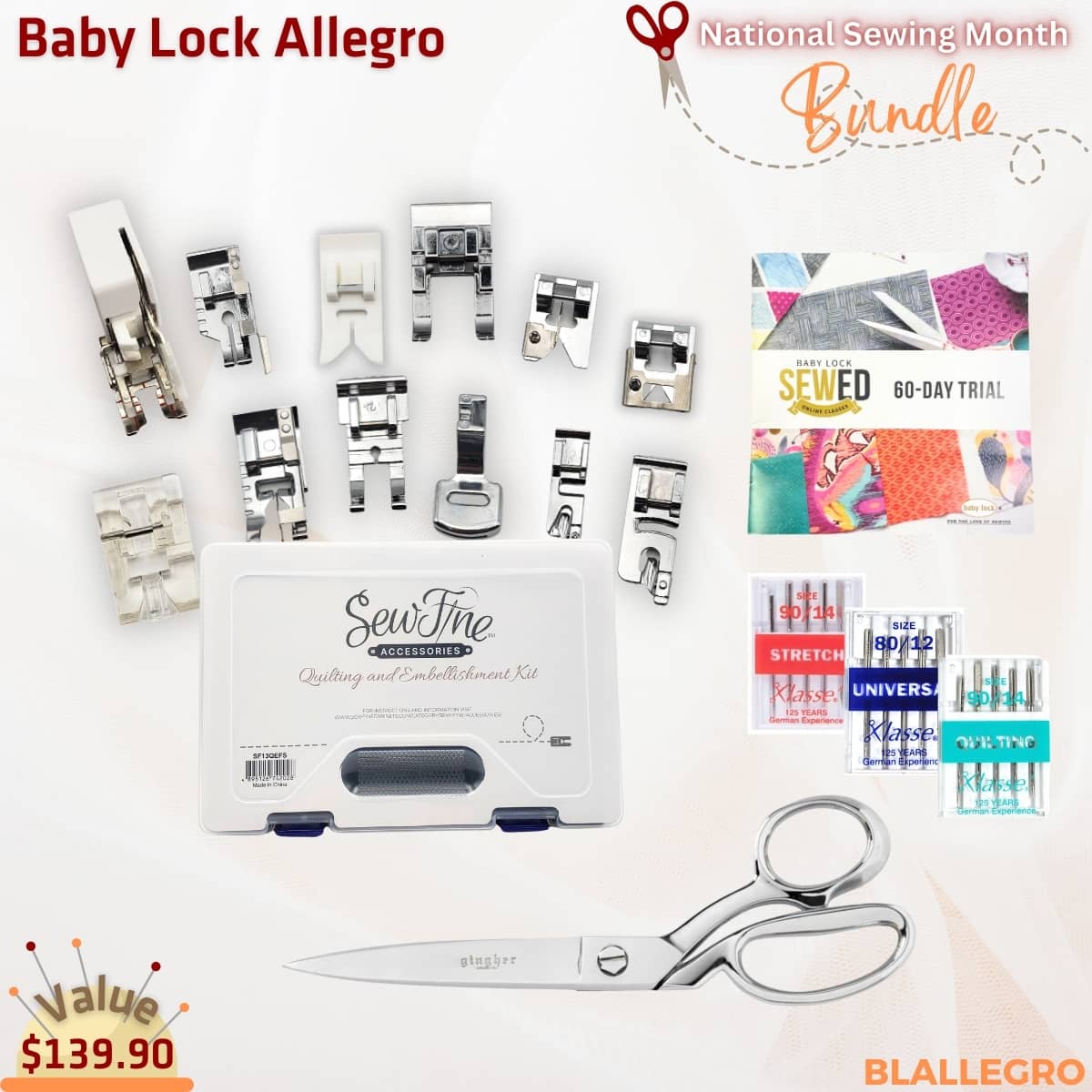 Baby Lock Allegro Quilting and Sewing Machine - Moore's Sewing
