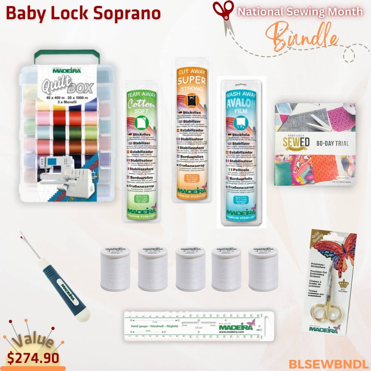 Baby Lock Soprano Sewing and Quilting Machine - Moore's Sewing