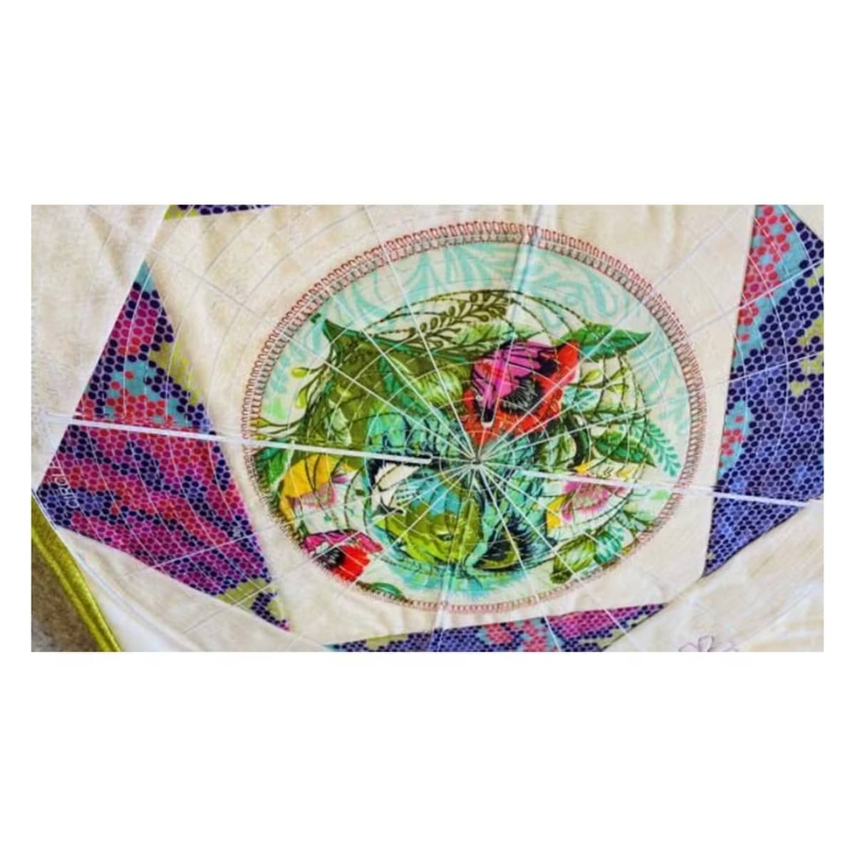 Sew Steady Westalee Design Circle Crosshair Ruler - Moore's Sewing