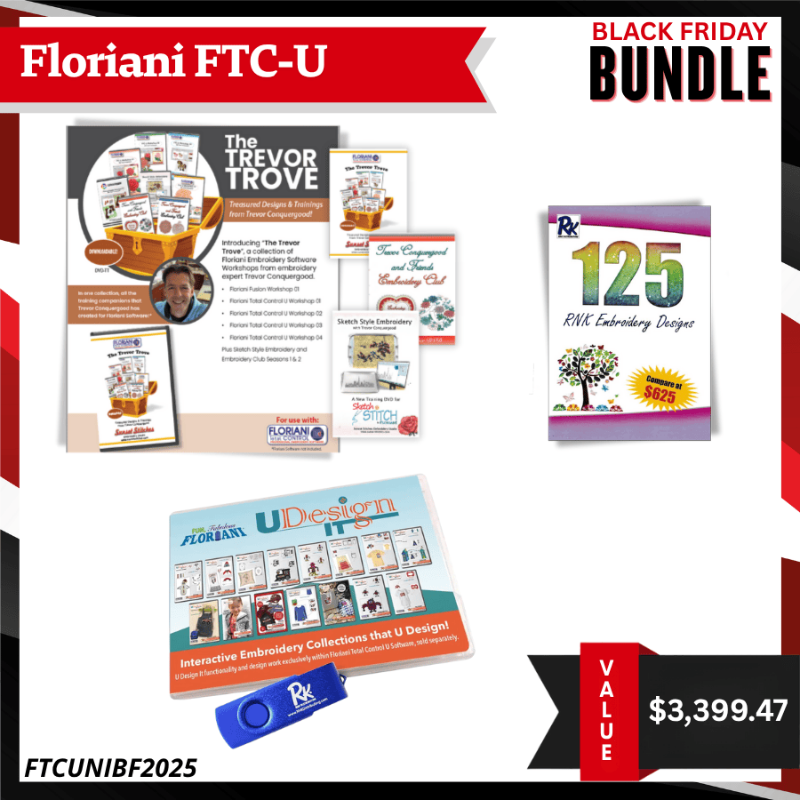 Floriani Universal Bundle Embroidery Digitizing Software- Moore's Sewing