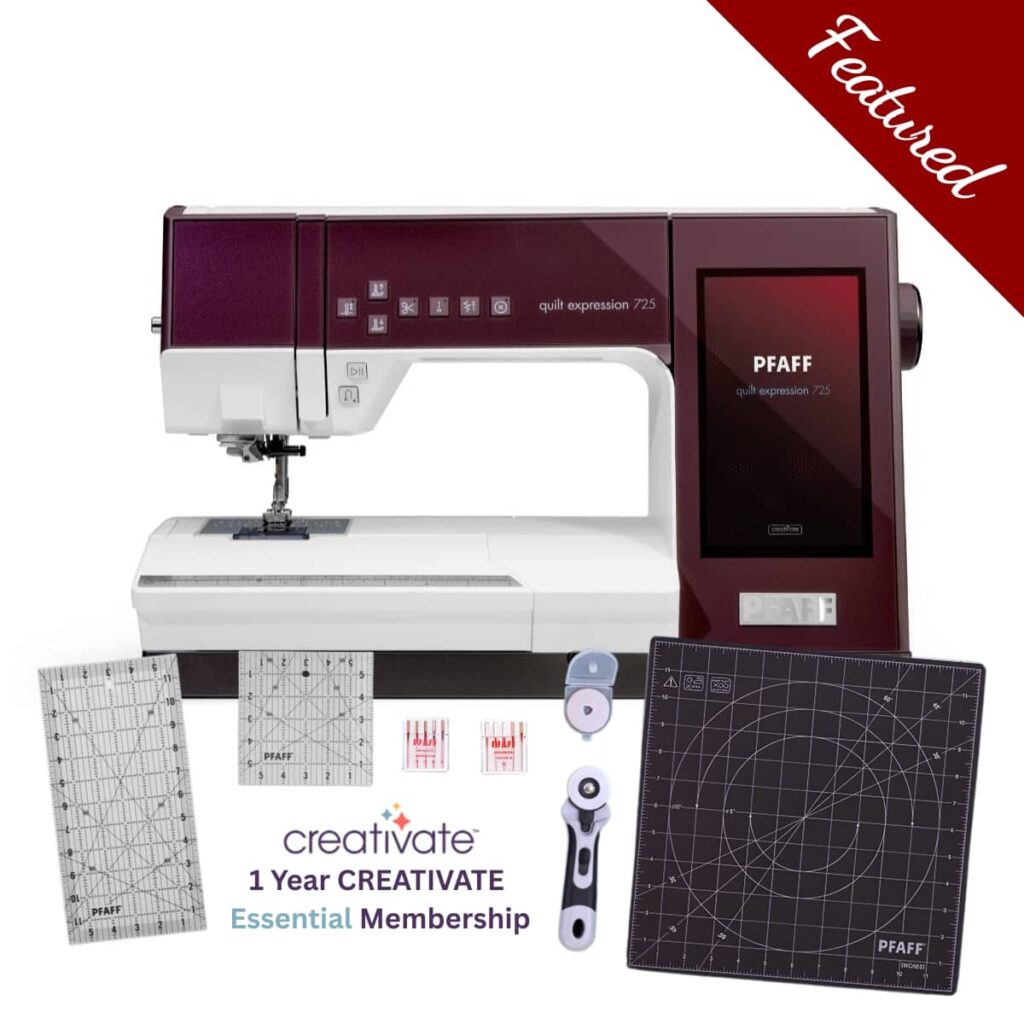 Pfaff® quilt expression™ 725 Sewing and Quilting Machine - Moore's Sewing