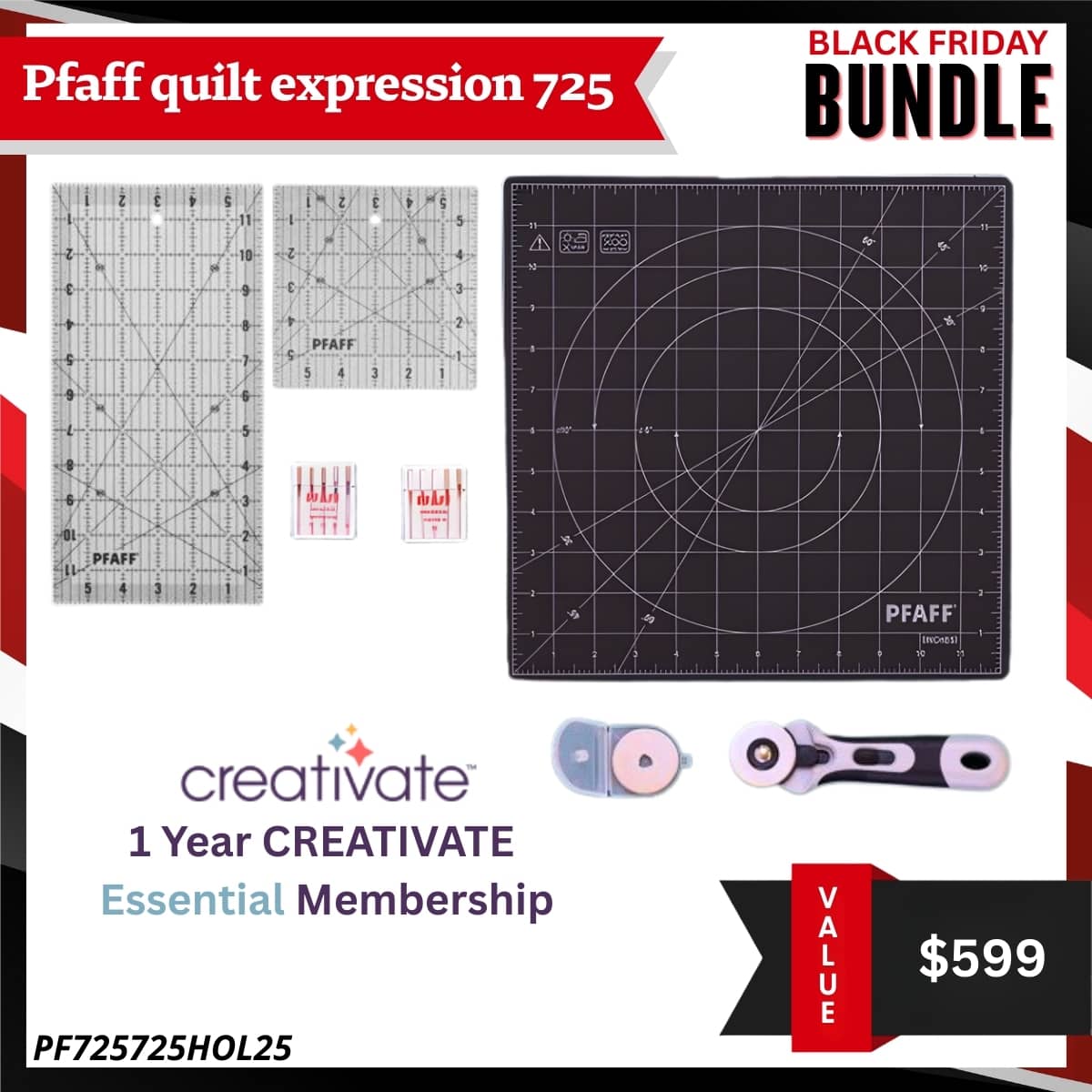 Pfaff® quilt expression™ 725 Sewing and Quilting Machine - Moore's Sewing